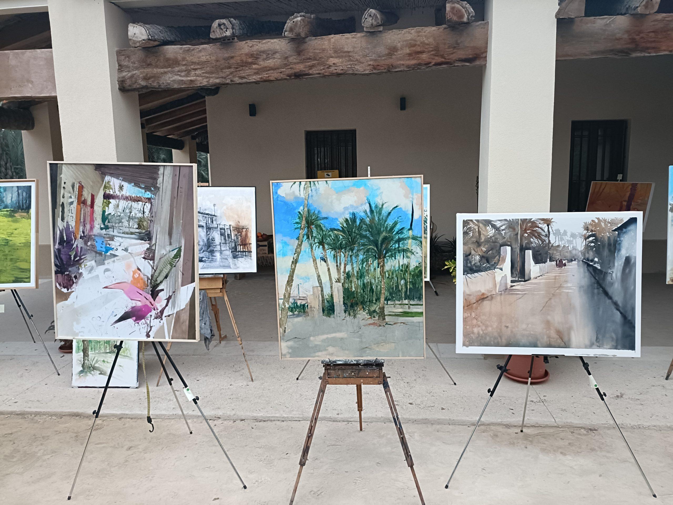 Premiados del I Certamen Nacional de Pintura Rápida Festa del Palmerar ...